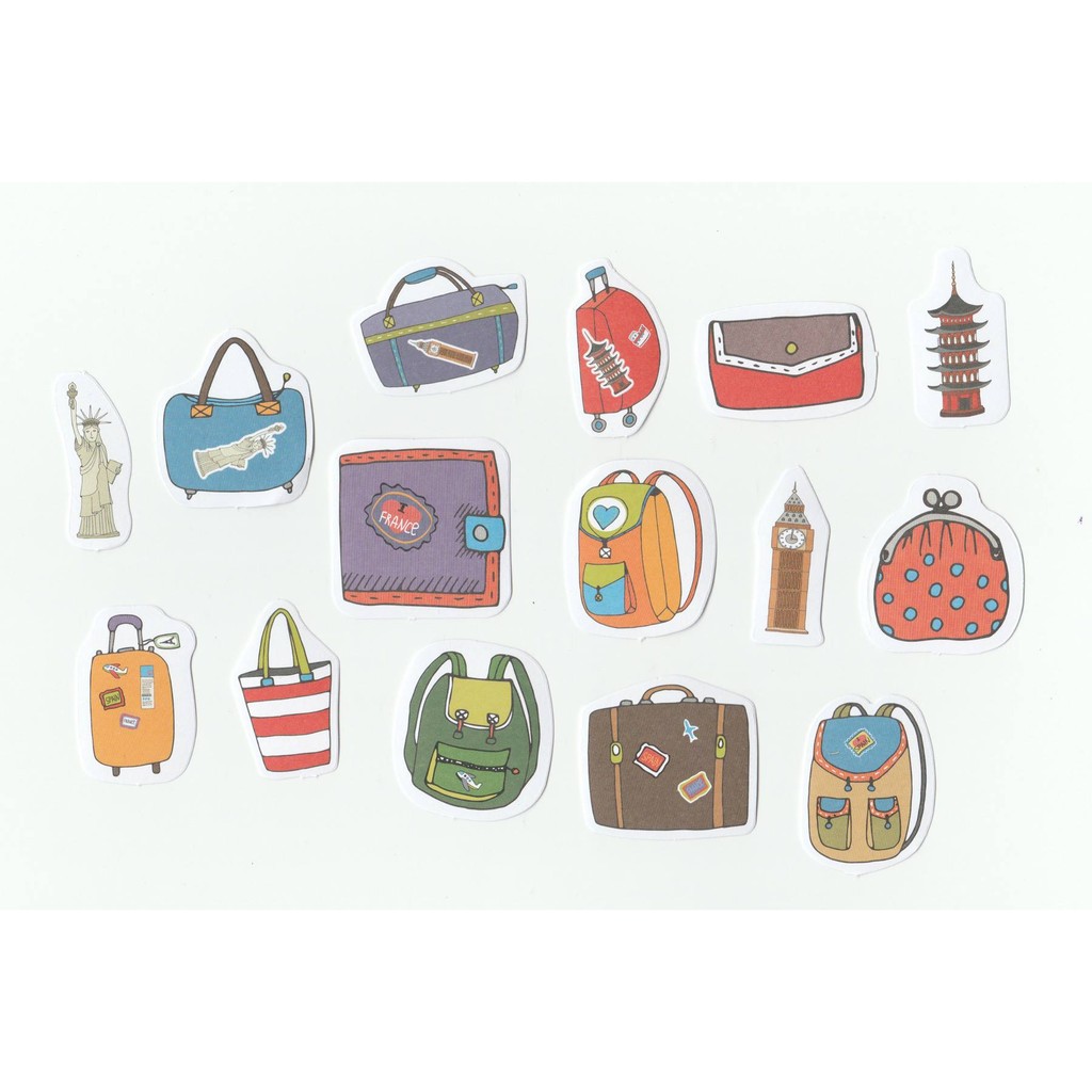 Lifelog Sticker - Have Luggage, Will Travel - Iconic Places Temple ...