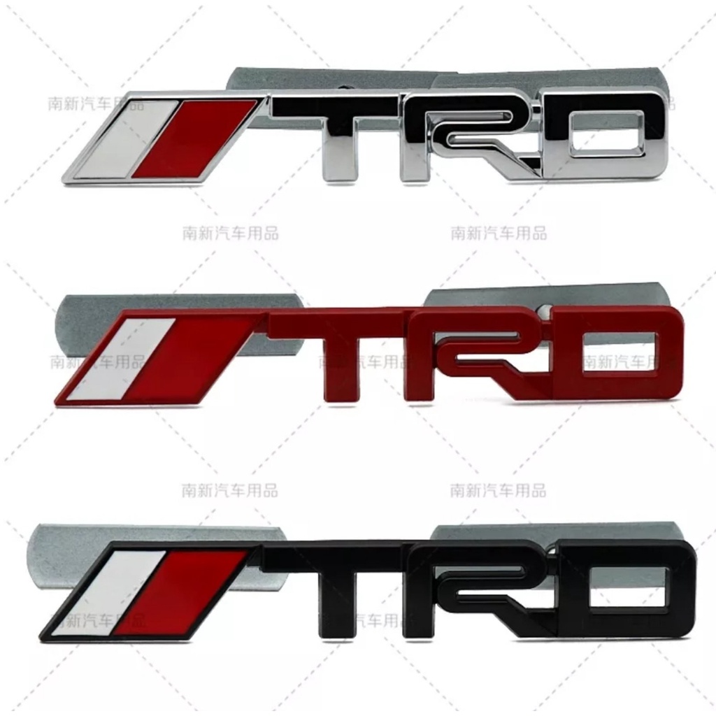 1PC TRD GRILLE METAL EMBLEM DECAL BADGE LOGO TRD FOR TOYOTA AND OTHER ...