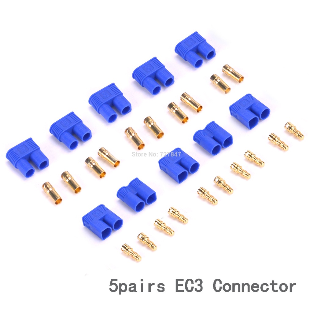 5Pair/lot XT30 XT30U XT30UPB / XT60 / XT90 / T plug / MPX / EC2 EC3 EC5 Bullet Connector Male ...