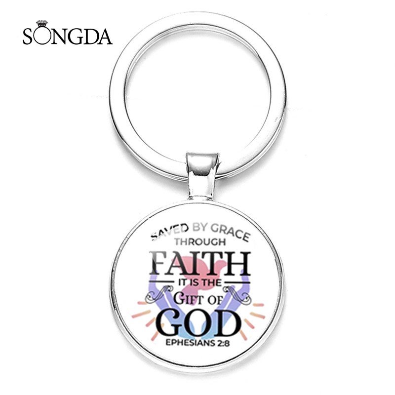 Fashion God Is The Strength Of My Heart Bible Verse Psalm Circle ...