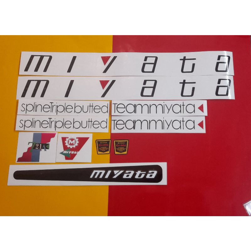 Miyata team miyata Bike Sticker | Shopee Philippines