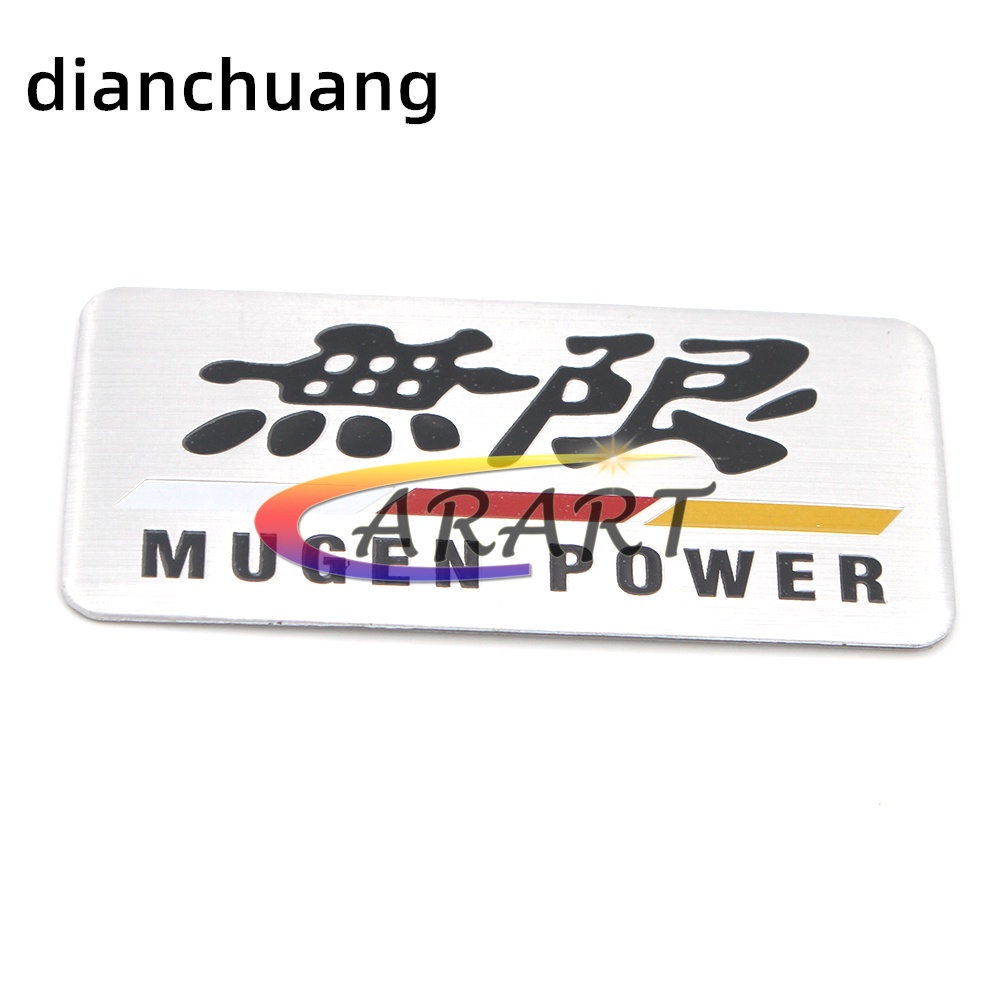 Honda HDC Mugen Power i-VTEC Metal Car Nameplate Sticker Auto Rear ...