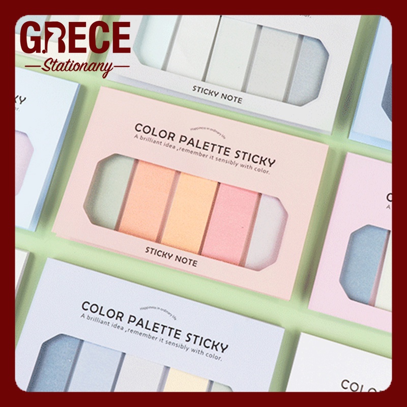 Japan Color palette Sticky note Simplistic 5 colors | Shopee Philippines