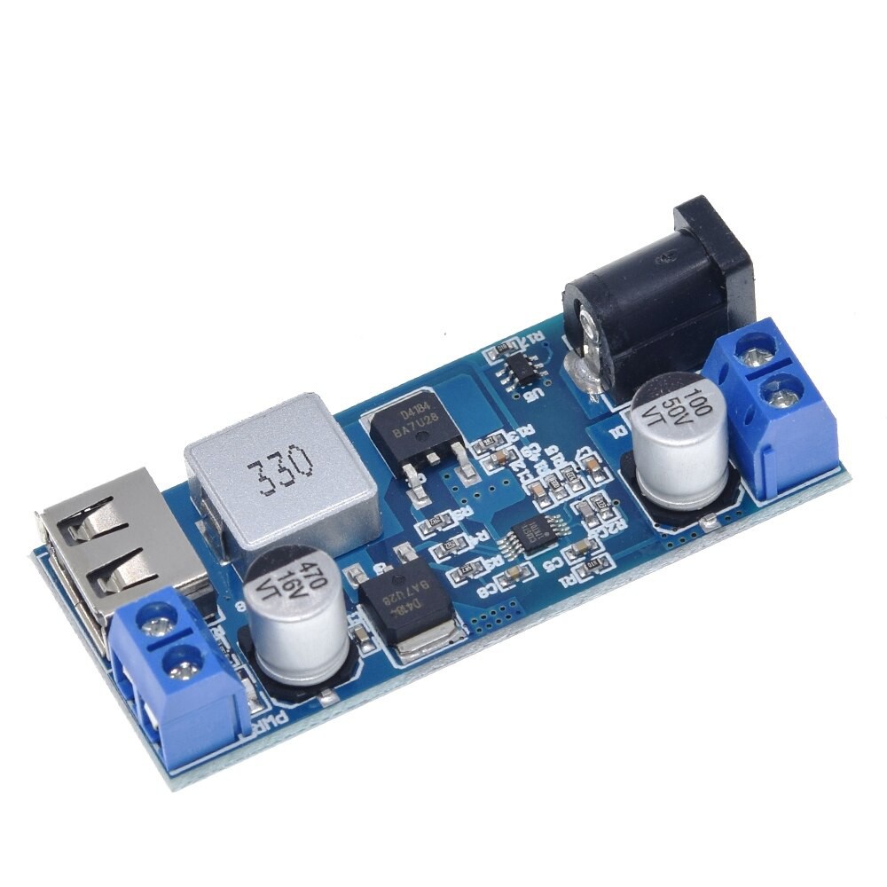 Replace LM2596S DC-DC 24V/12V To 5V 5A Step Down Power Supply Buck Converter Adjustable USB Step ...