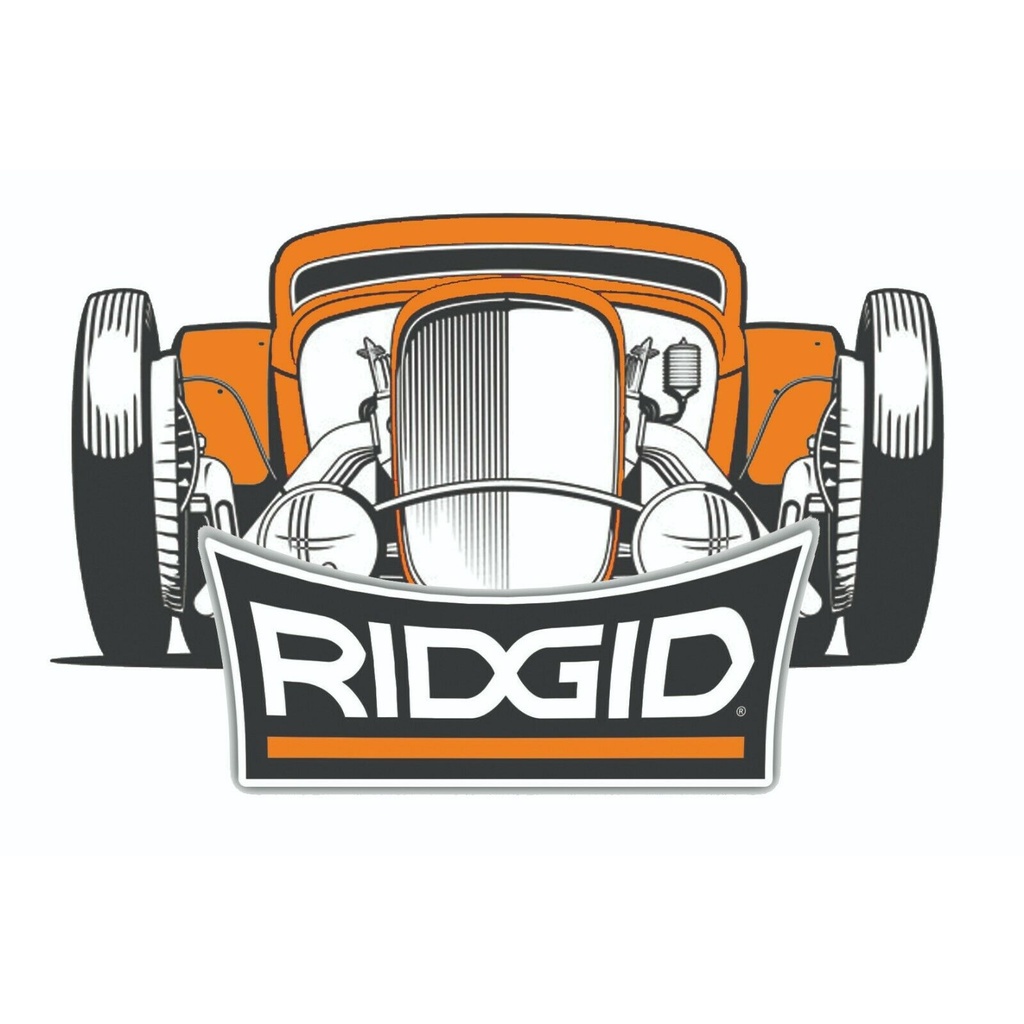 RIDGID TOOLS STICKER DECAL HOT ROD GARAGE MECHANIC GLOSSY LABEL TOOL ...