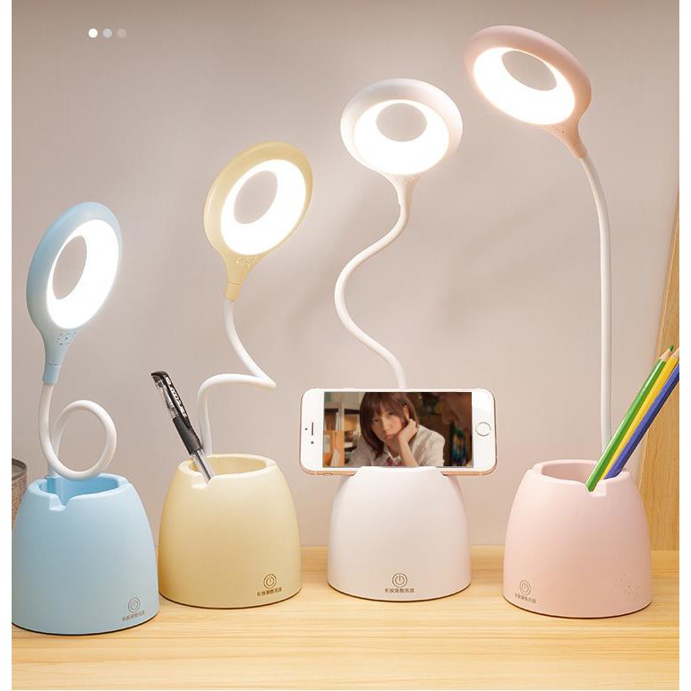 Desk Lamp Multi-Function phone holder Lamp Student Eye Protection ...