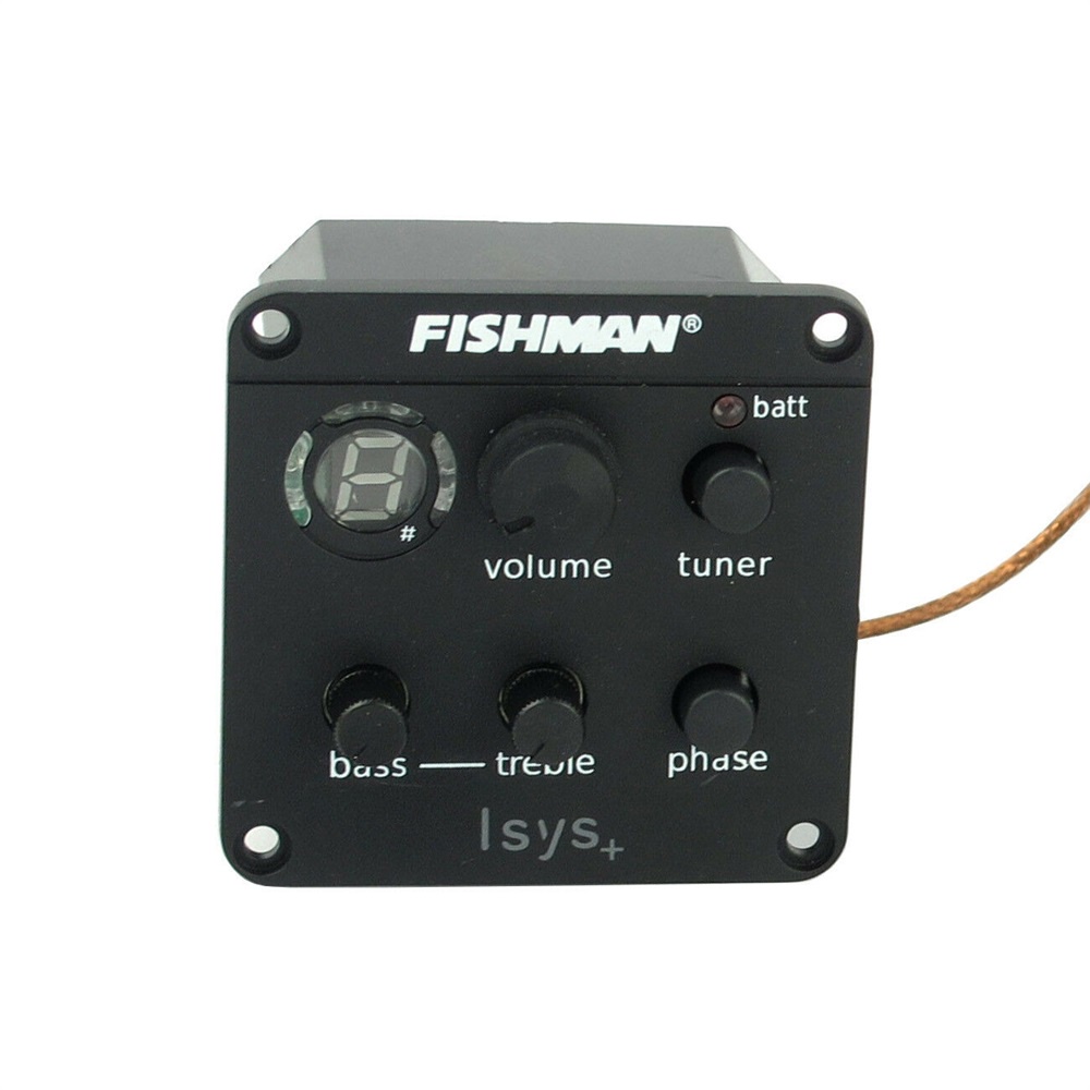Fishman Isys Acoustic Guitar Pickup Piezo Onboard Preamps EQ Tuner ...