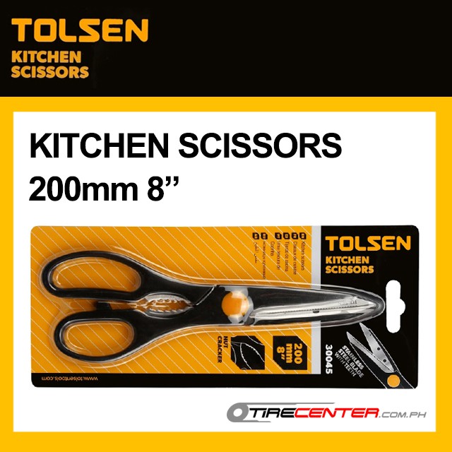 Tolsen Kitchen Scissors w/ Stainless Blade (200mm, 8