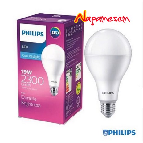 PUTIH Philips LED BULB 19w 19w White Cool Daylight (3-Year Warranty ...