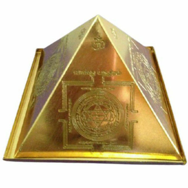Copper Vastu Sri Chakra Pyramid With Yantra | Shopee Philippines