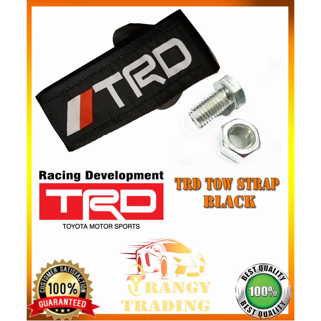 TRD Tow Strap BLACK (Car Accessories) | Shopee Philippines