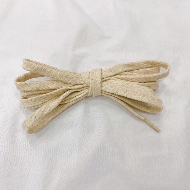 Cream charcoal shoe laces 1m4 long | Shopee Philippines