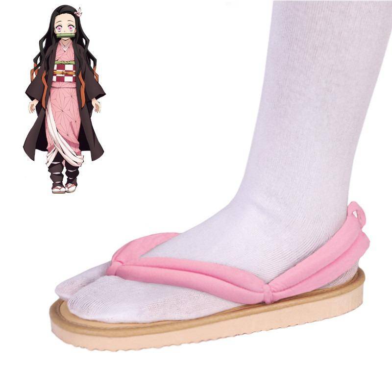 [Kid's]Demon Slayer Kimetsu No Yaiba Anime Cosplay Slippers Shoes Geta ...