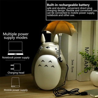 DREAMFOREST Creative Night Lights LED Cartoon Totoro Shape Lamp USB ...