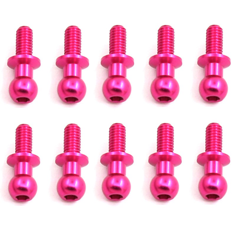 10pcs Metal M3 Ball-Head Screw Link Rod Shock Absorber End For 1/10 RC ...