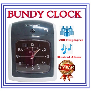 Starpoint T-8 Bundy Clock | Time Attendance | Bundy clock DTR Card ...