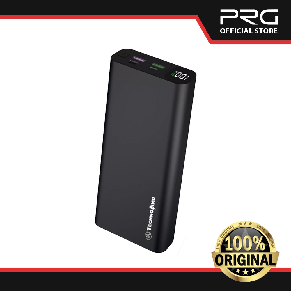 Technoamp 20000mAh and 10000mAh Fast Charge Power Bank | Shopee Philippines