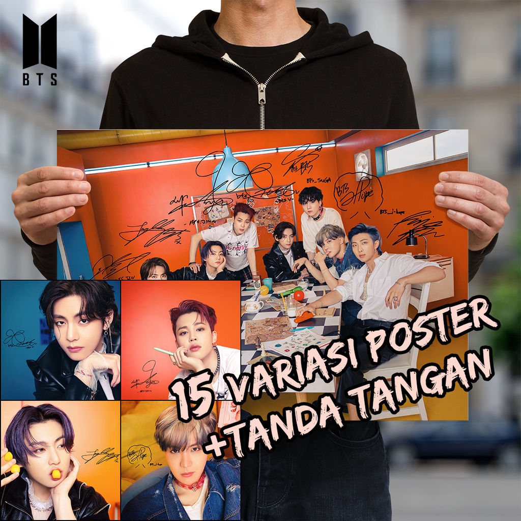 Bts Signature Poster Butter Concept Photo Album Version 1 - Size A3 ...