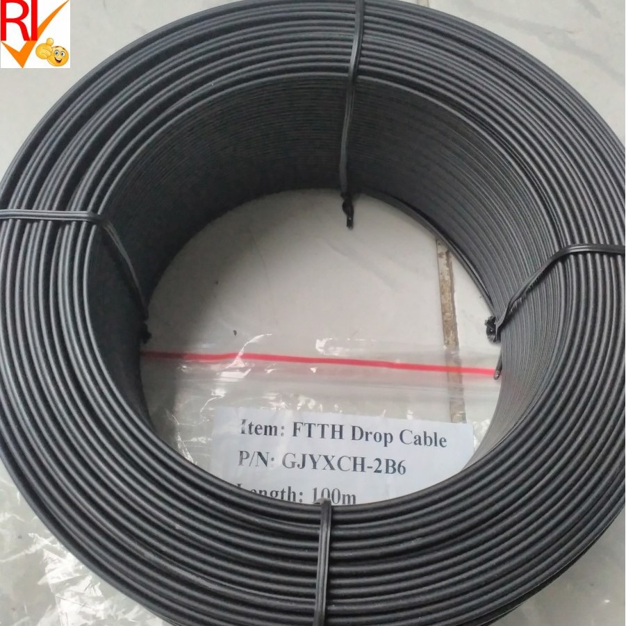 RIV FO DW 2C 100M Fiber Optic Drop Wire Cable 2 Core 100 Meter Single ...