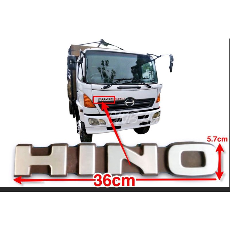 HINO SERIES 300 500 700 EMBLEM MARK LOGO 3D NEW | Shopee Philippines