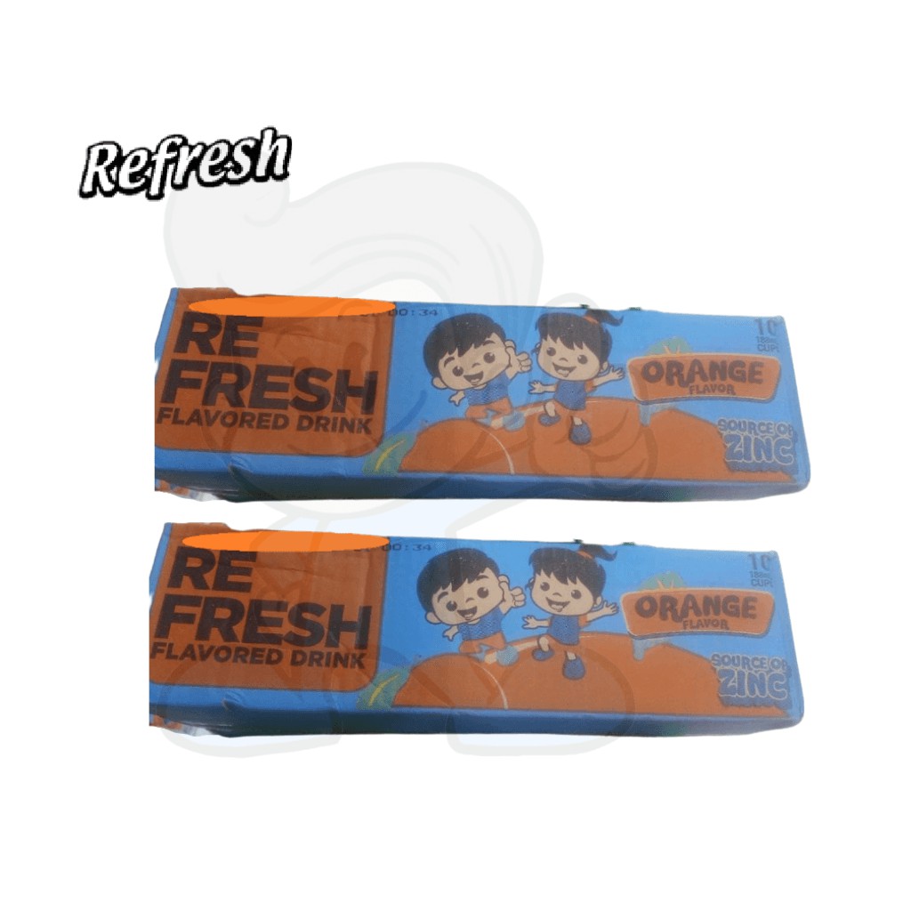 Refresh Orange Flavored Drink, ( 2 x Box of 10 188-mL. cups ) | Shopee ...