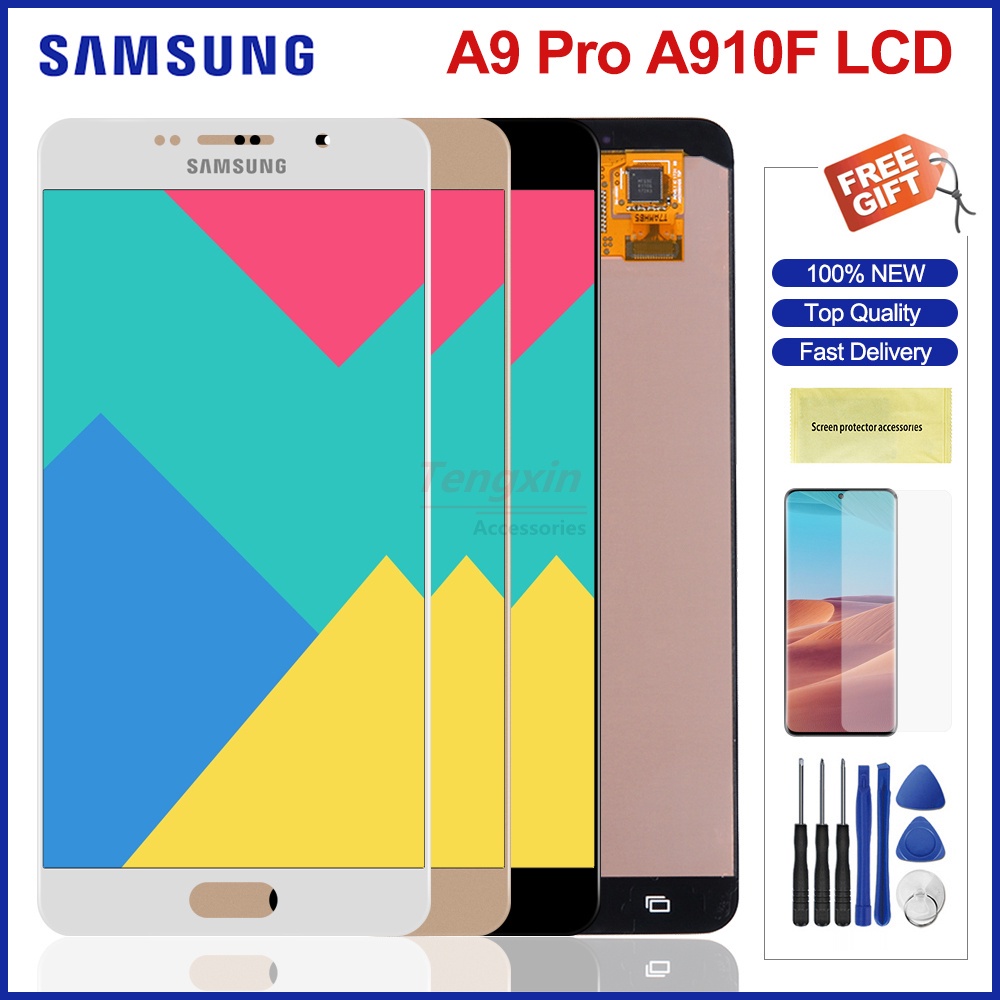 6.0" Original Lcd For Samsung Galaxy A9 Pro 2016 A910 LCD Display Touch ...