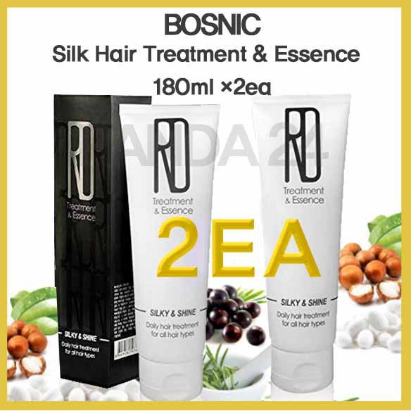 [KOREA] 2EA BOSNIC RD Treatment & Essence Silky & Shine 180ml / Pack ...