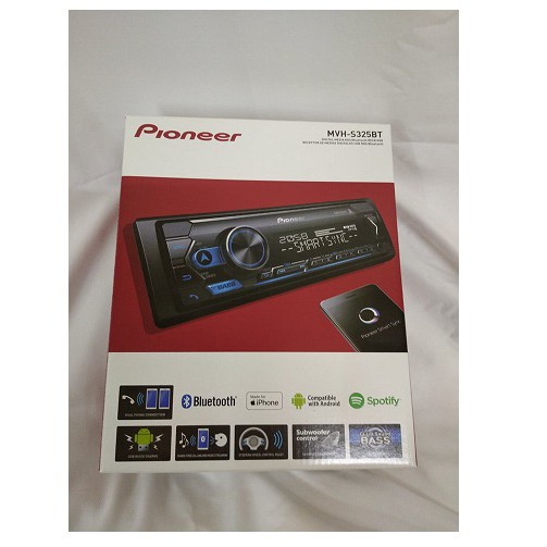 PIONEER MVH-S325BT Multimedia Tuner with Dual Bluetooth Car stereo | Shopee Philippines