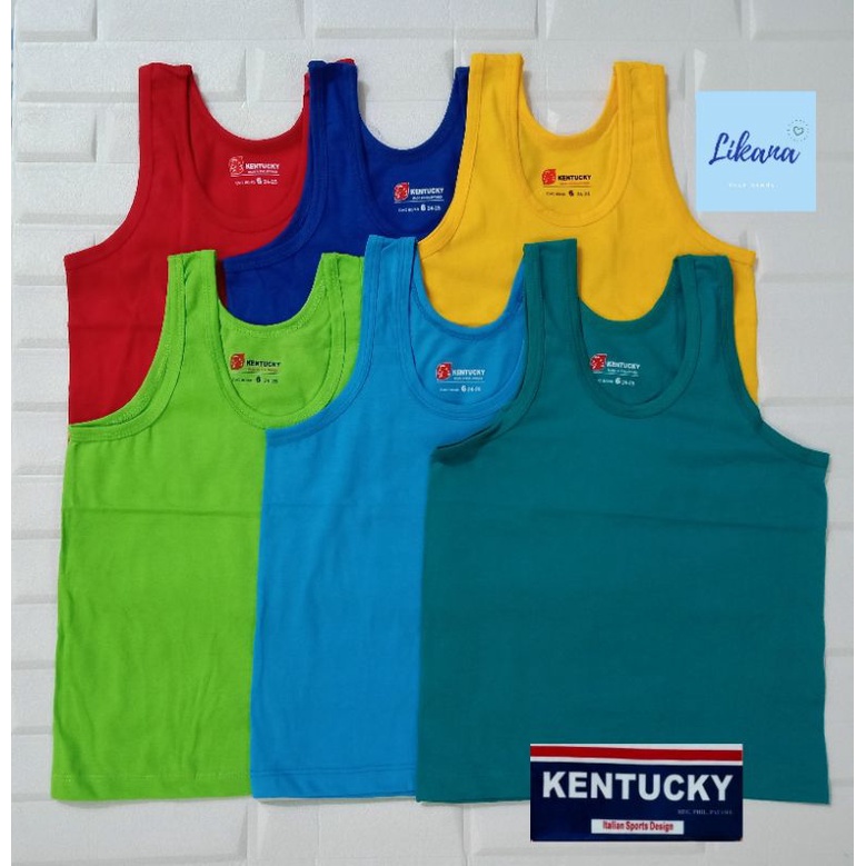 3 pcs Kentucky Sando Colored for kids /100%Cotton | Shopee Philippines