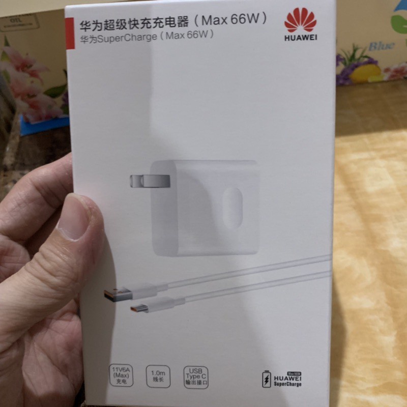 Huawei 66W Max Super charger Fast charger 6A Type C cable Mate 40 P40 Pro Nova 8 SE Nova 9 Nova ...