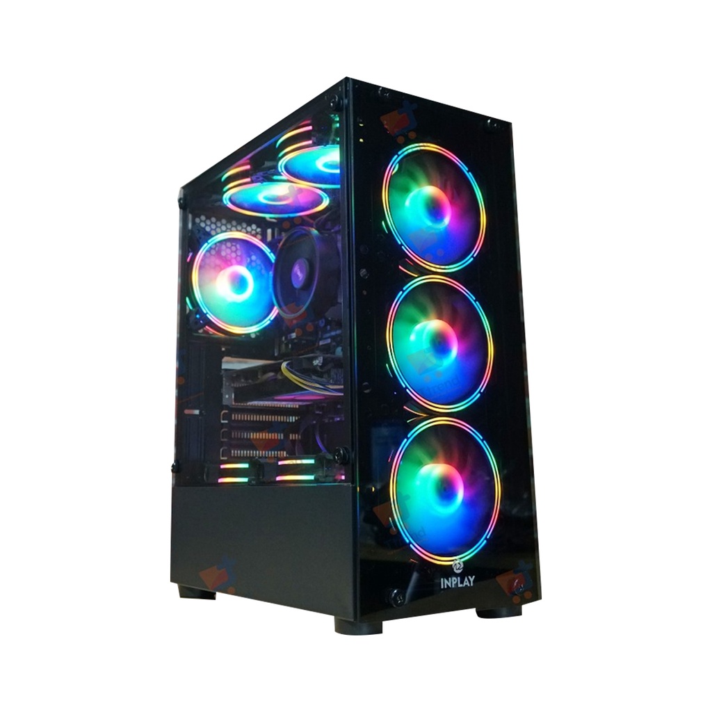 METEOR 01 BLACK PC CASE Desktop Computer PC Case gaming case computer ...