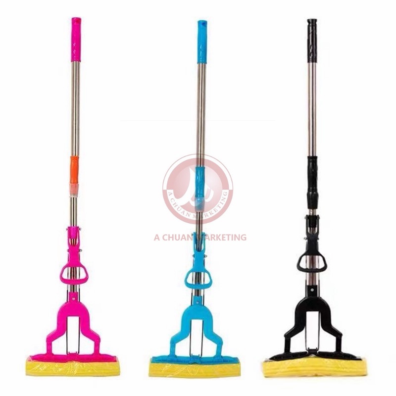 Sponge Mop Water Absorption Mop Folding Water Squeezing Household Mop ...