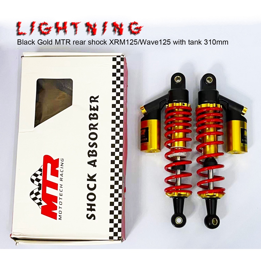 MTR rear shock XRM125Wave125 with tank 310mm | Shopee Philippines