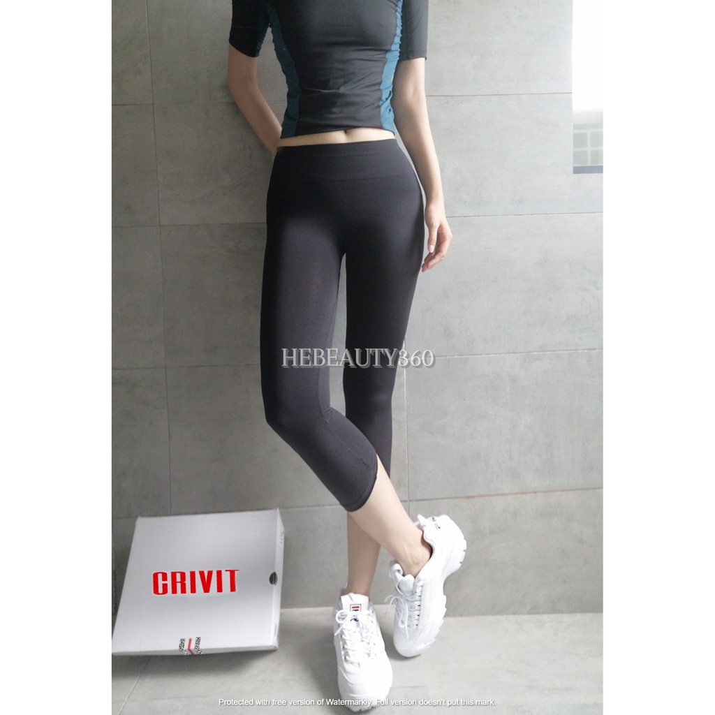 Pure Black Capri Pants by Crivit (UK) | Shopee Philippines