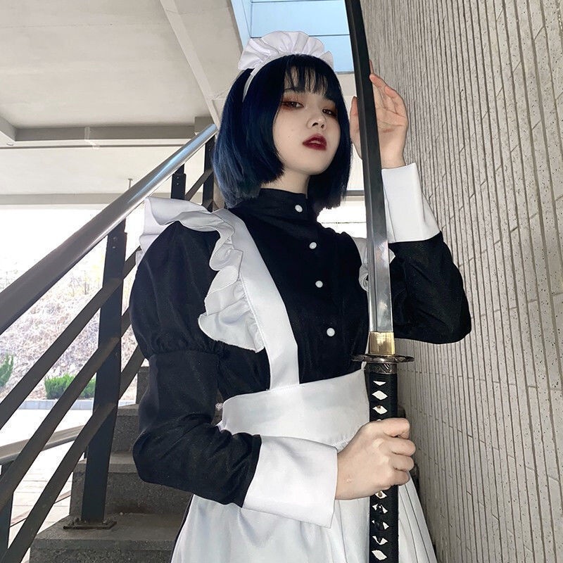 Maid Outfit Men Women Wear Cosplay Anime Maid Cosplay Cosplay Party ...