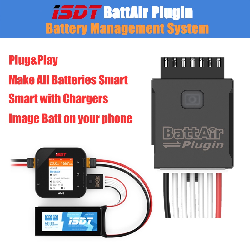 ISDT BattAir Plugin Battery Management System Lipo Battery Smart ...