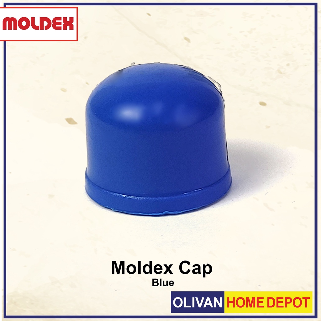 MOLDEX Blue Fittings PVC End Cap Potable Water Piping System 1,1/2,3/4 ...