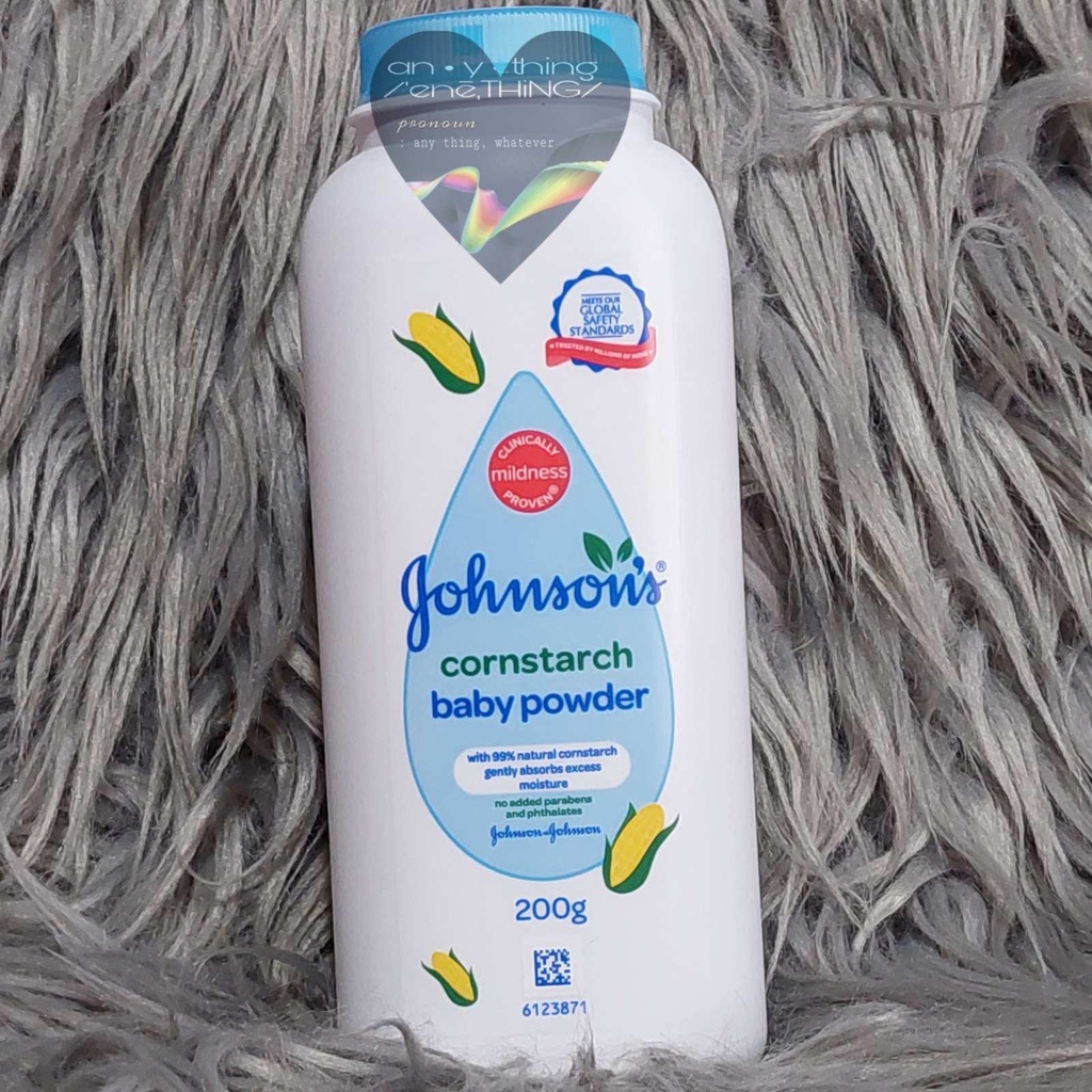 JOHNSON'S CORNSTARCH BABY POWDER (200GRAMS) | Shopee Philippines
