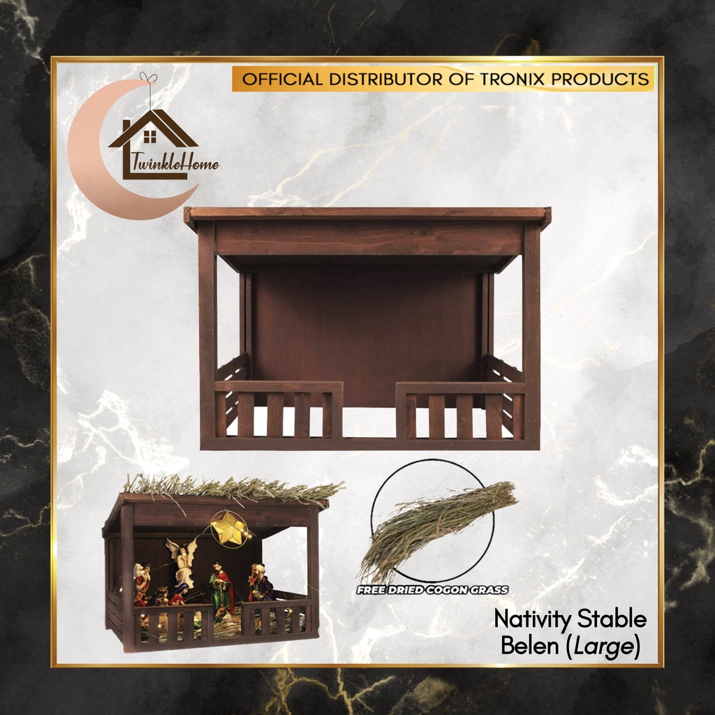 TwinkleHome Handmade Belen House for Nativity Stable Belen | Shopee ...