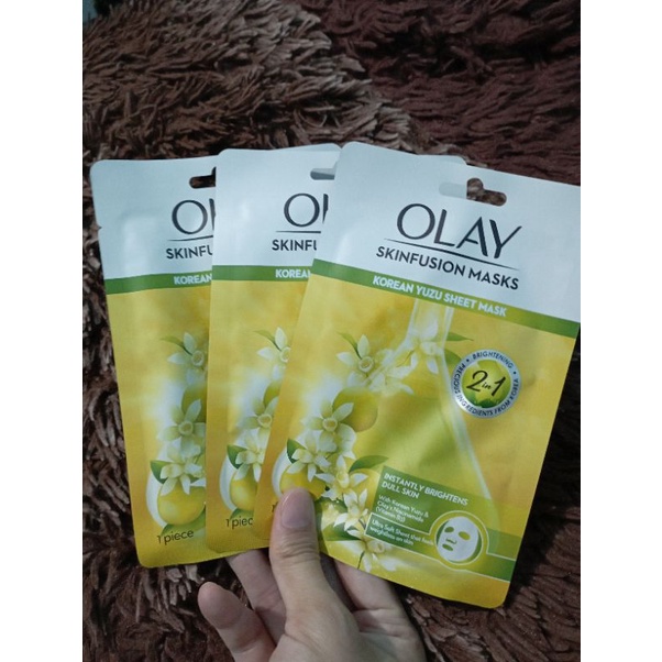 Olay SkinFusion Masks/ 3pcs | Shopee Philippines