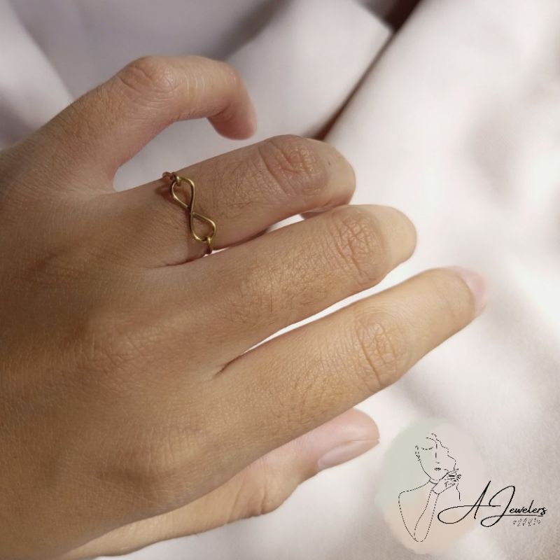 Infinity Wire Ring/ Dainty Wire Ring [Handmade] | Shopee Philippines