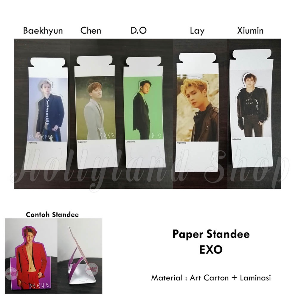 Exo Paper Standee - Kpop Display / Miniature | Shopee Philippines