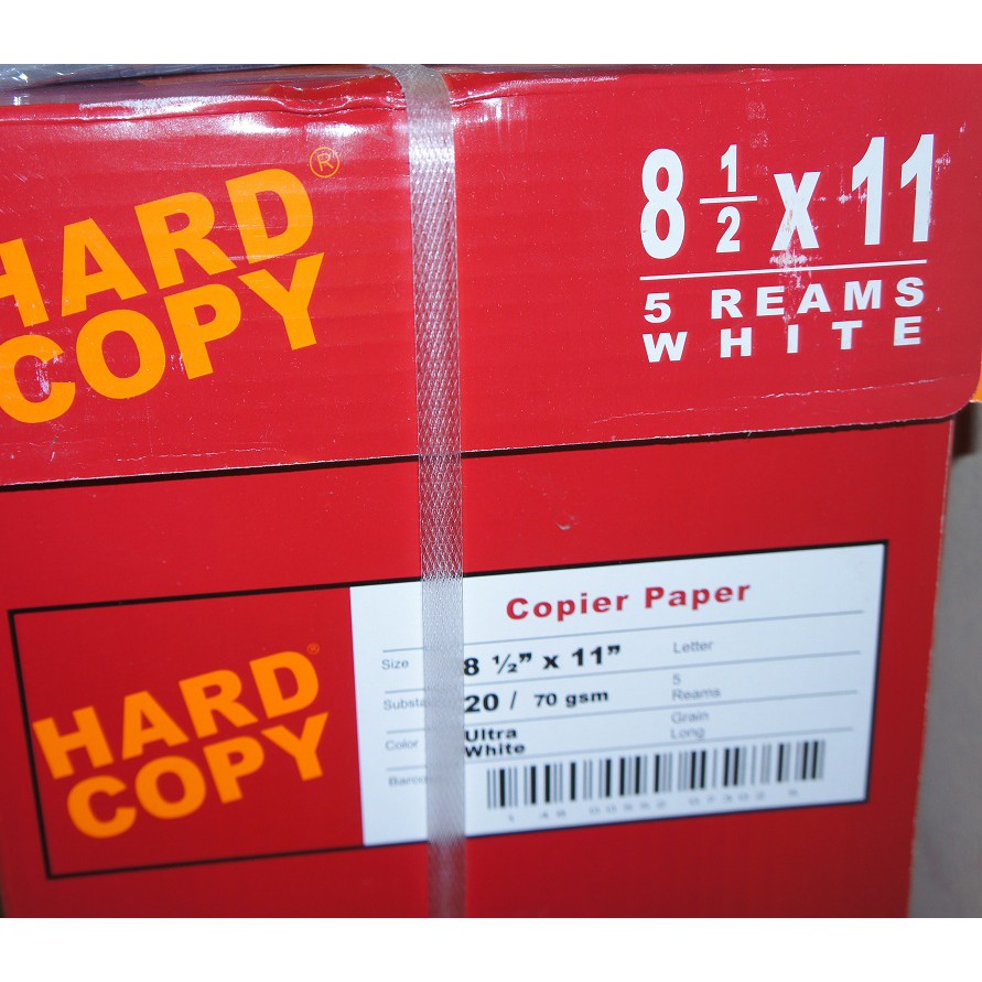 Hard Copy paper short sub 20 (70 gsm) | Shopee Philippines