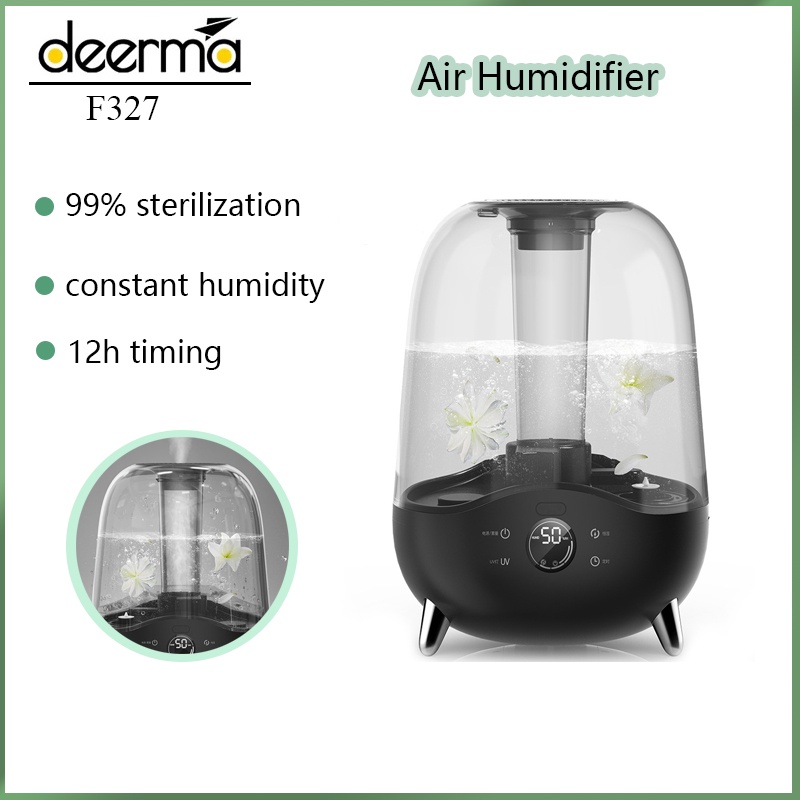 Deerma F329/F327/F325 5L Air Humidifier Mute Ultrasonic Aroma Diffuser Household Mist Maker ...