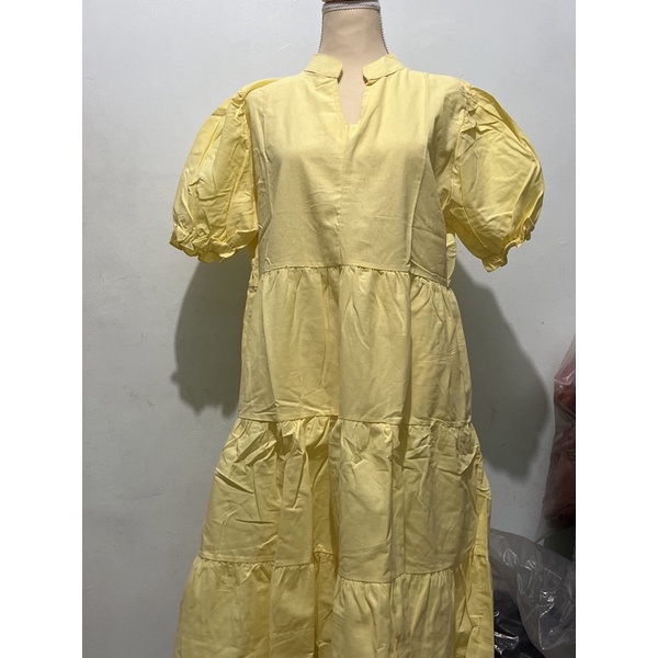 MIDI Jiana Plus Size Linen Dress XL to 2XL | Shopee Philippines
