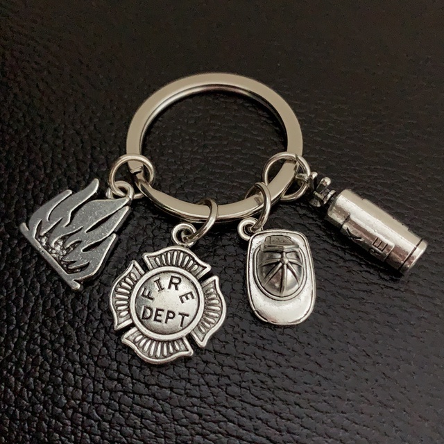 2023 New Fire Extinguisher and Flame Keychain/Firemen Gift/Firefighter ...