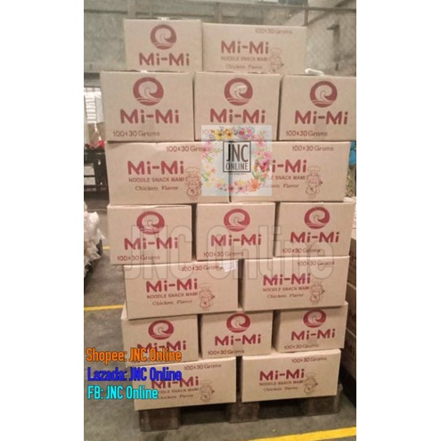 10 packs (1 Case) Mi-mi Chicken Flavor Noodle Snack 30g Mimi Pangbenta ...