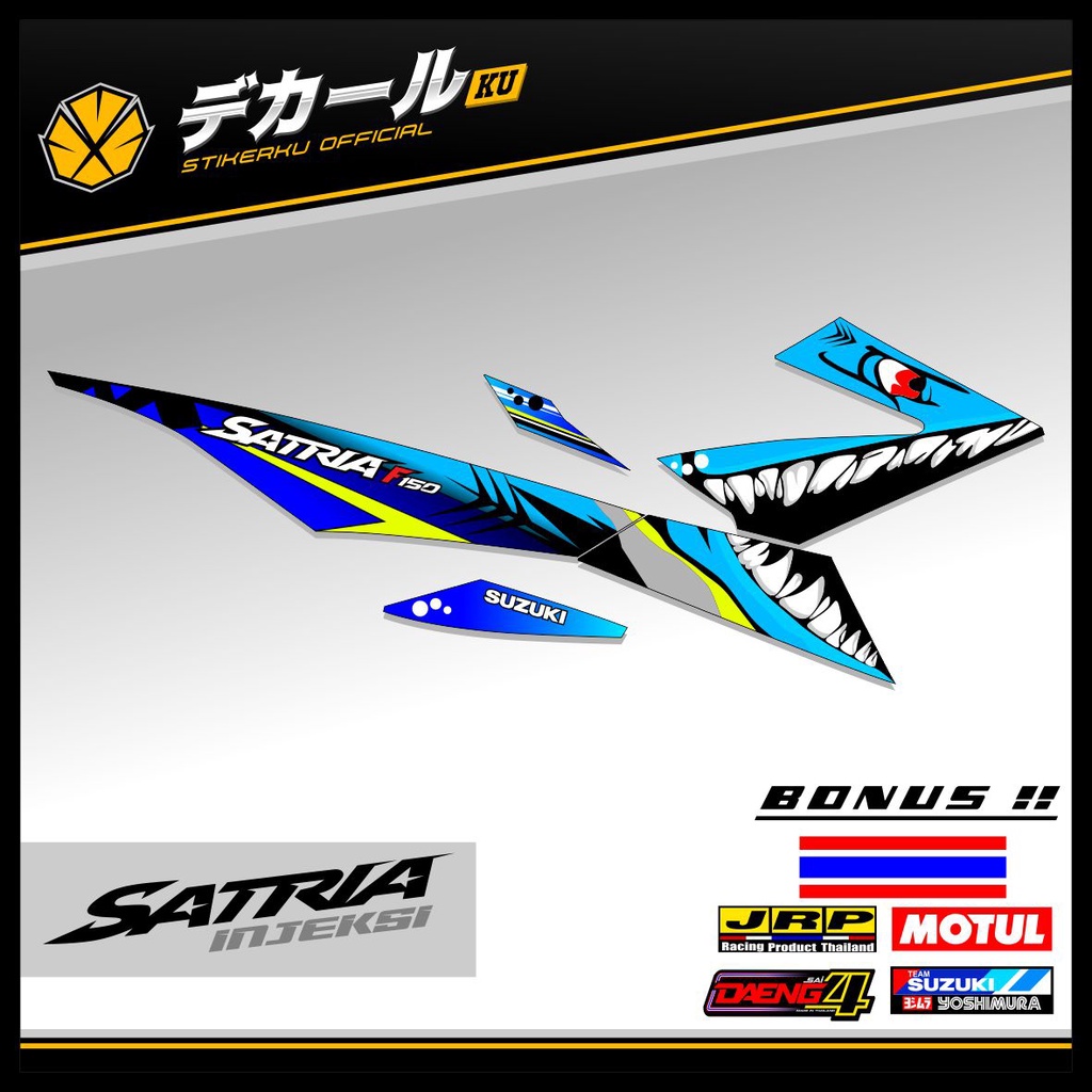 Injection SATRIA STRIPING/Injection SATRIA STICKER/Injection SATRIA ...