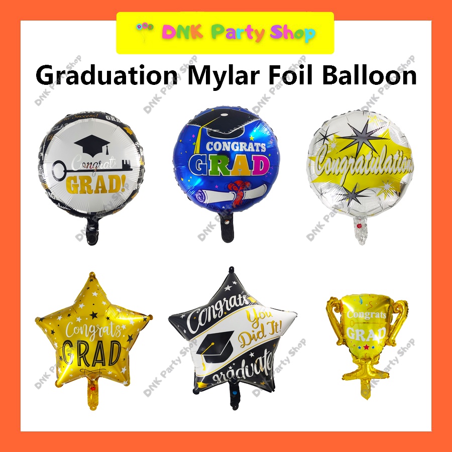Graduation Foil Balloon Mylar Congratulations Graduate Congrats ...