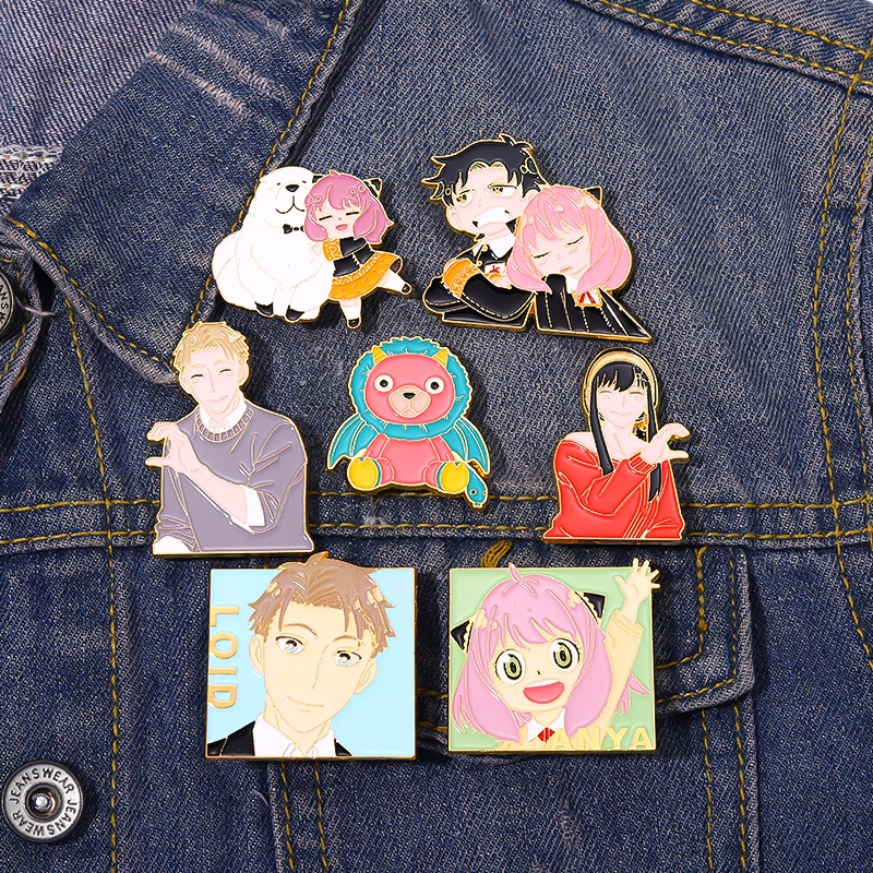 Spy X Family Lapel Pin Anime Metal Chest Gifts for Friends Clothing ...